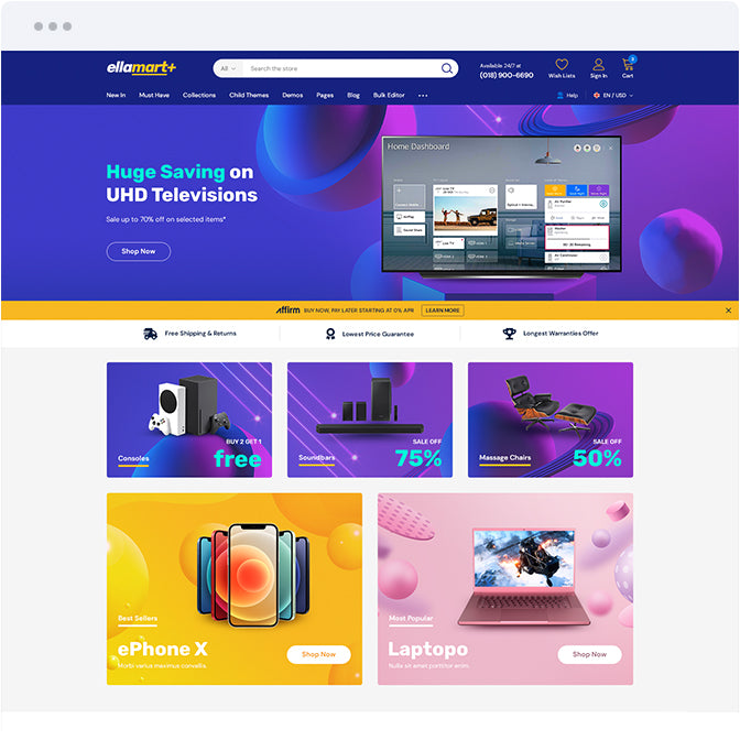 Premium Shopify & BigCommerce Themes – Boost Sales with HaloThemes