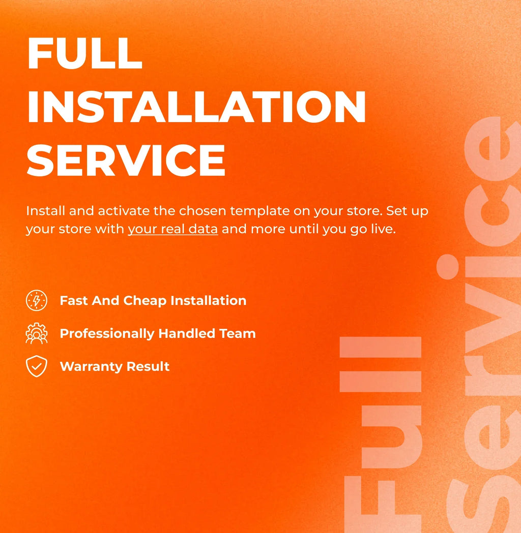 Professional Full Installation Service | HaloThemes