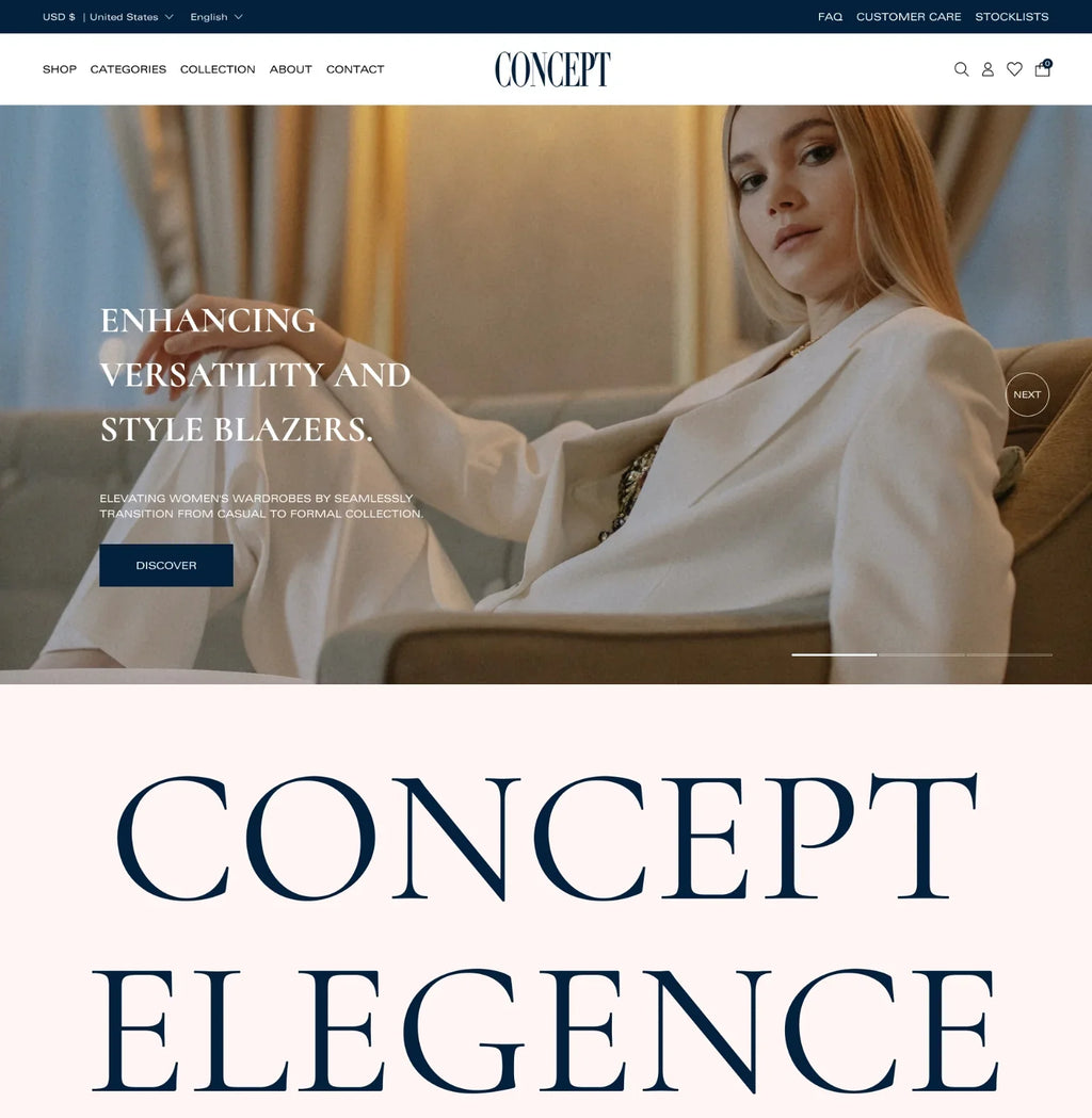 Concept - Beauty and Cosmetics - Ecommerce Website Template | Shopify