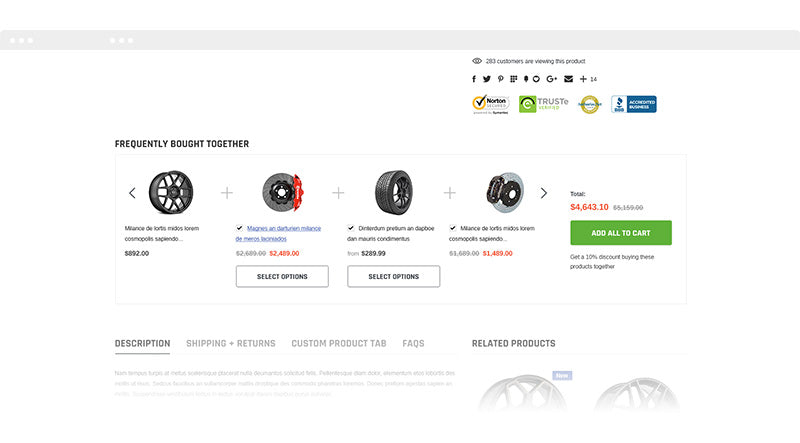 Spark Theme - Car and Automotive Ecommerce Website Template
