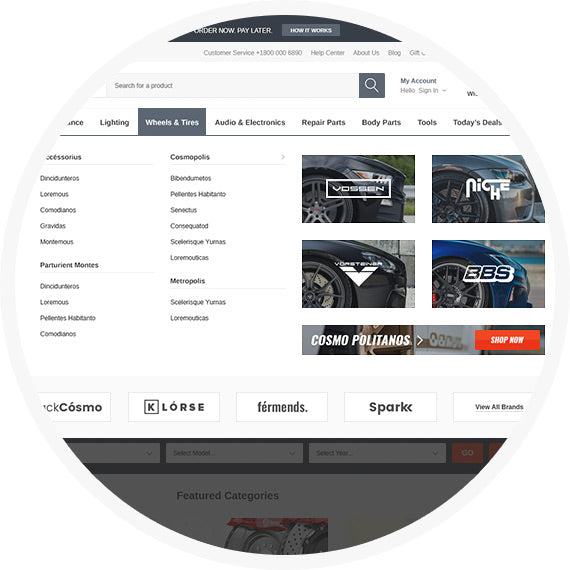 Spark - Automotive & Industrial - Ecommerce Website Template | HaloThemes