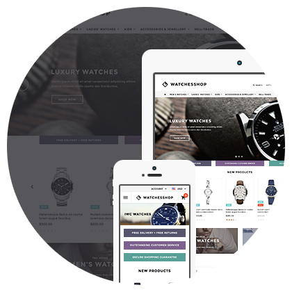 Apparel & Accessories - Ecommerce Website Template