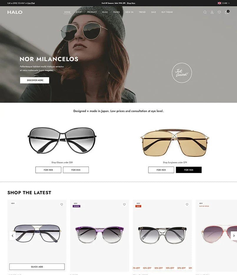 Halo Shopify Theme - Premium Templates | HaloThemes