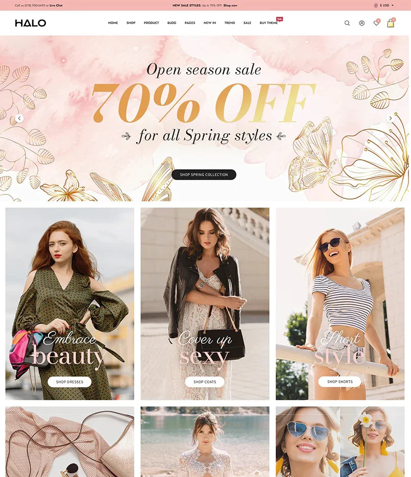 Halo Shopify Theme - Premium Templates | HaloThemes