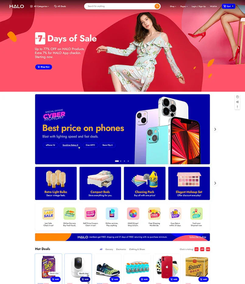 Halo Shopify Theme - Premium Templates | HaloThemes
