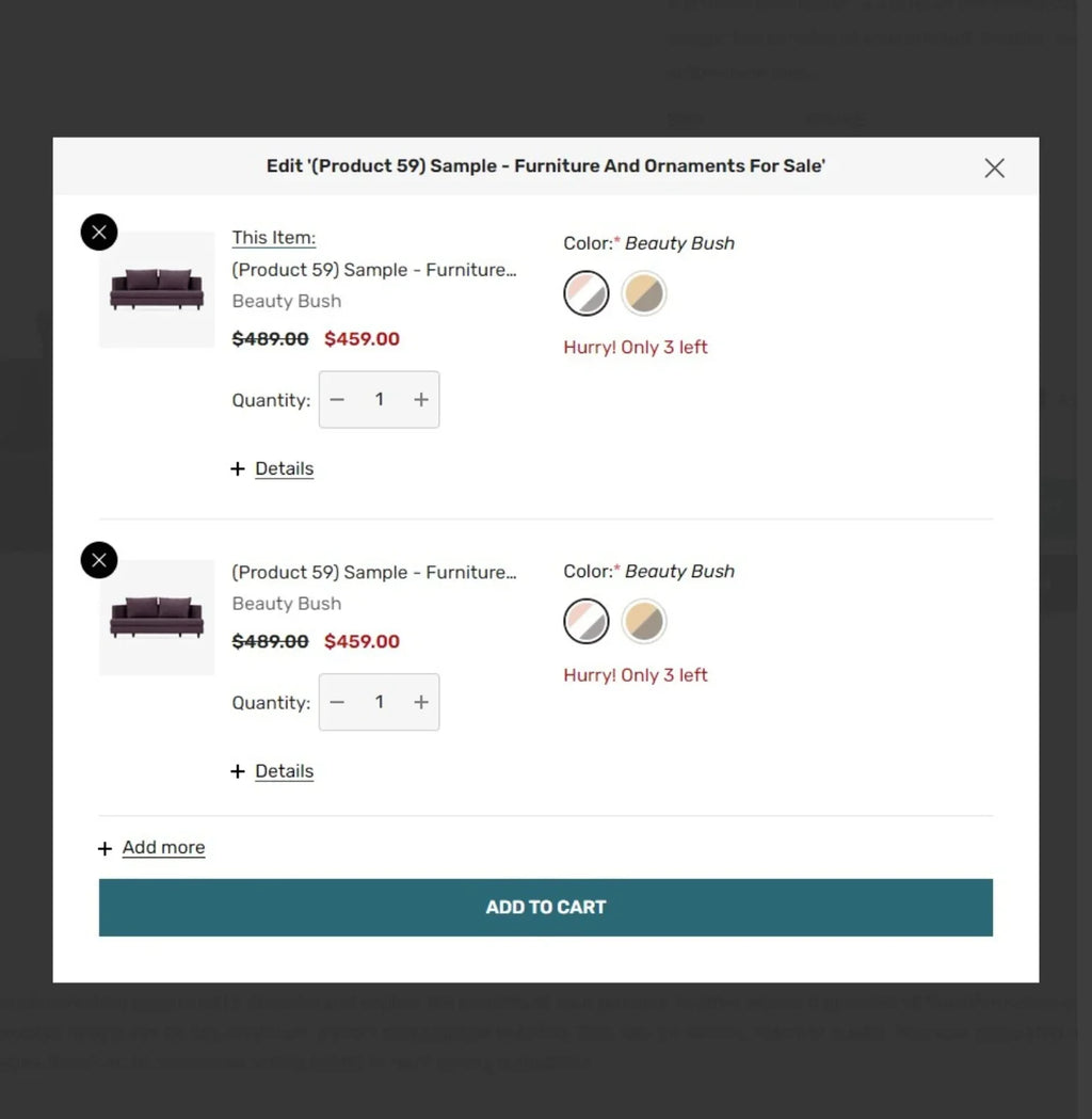 Streamline Shopping: Change Product Variants in Cart Popup with Quick ...